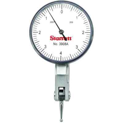 Starrett Test Indicator 3908A 0.0001 Grad 0.008" Range 0-4-0 Dial ...