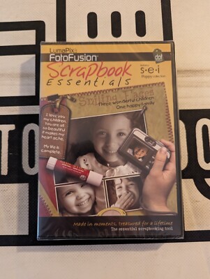 LumaPix Fotofusion Scrapbook Essentials Poppy SEI CD Software Digital ...