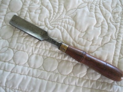 LARGE ANTIQUE BUCK WOOD GOUGE CHISEL | eBay