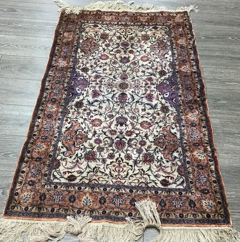 100% Silk Hand-knotted Rug Allover Design 3' X 5’ | eBay