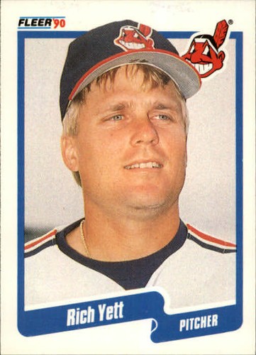 1990 Rich Yett Fleer Baseball Card #504 | eBay