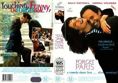 FORGET PARIS - Billy Crystal - VHS - PAL - USED - Cleaned - Original Oz ...