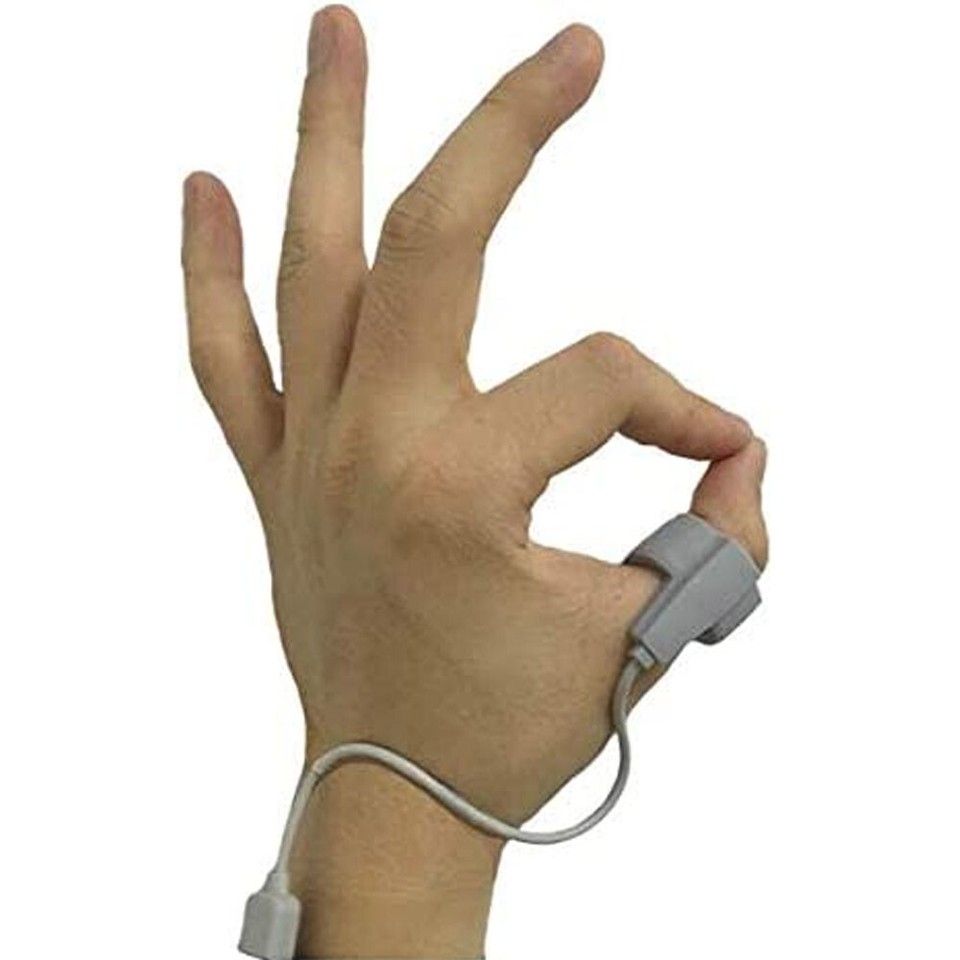 SpO2 Ring Sensor Probe Compatible with SleepU，Checkme O2 Max，VisualOxy ...