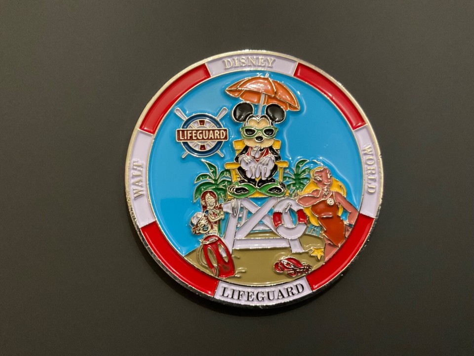 Walt Disney world Lifeguard safety/courtesy Challenge Coin | eBay