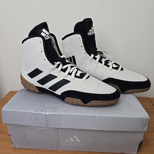Adidas Tech Fall 2.0 Chalk White/Black 2020 Wrestling Shoes Mens 9 BOX ...