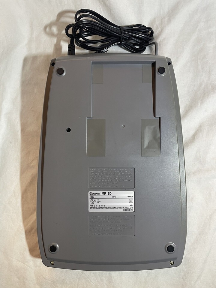 Canon MP18D 12 Digit 2 Color Printing Desktop Printing Calculator ...