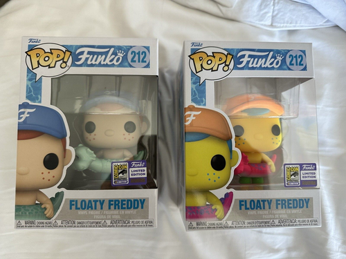 2023 SDCC Funko Pop! Floaty Freddy Funko Blacklight/Regular Set Of 2 ...