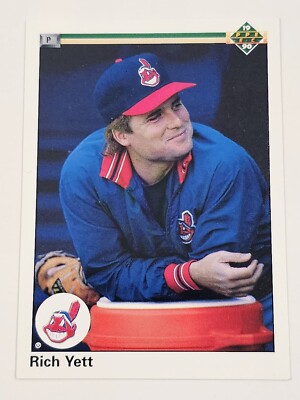 Rich Yett #595 1990 Upper Deck Cleveland Indians | eBay