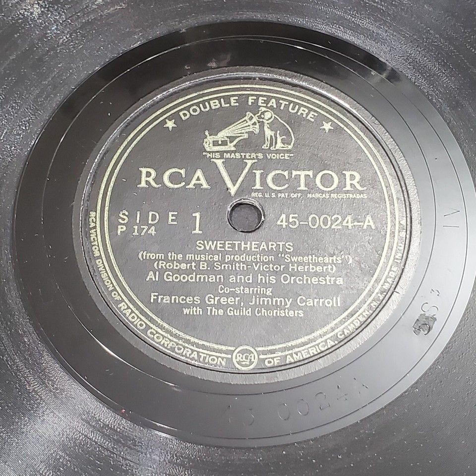 78 rpm Record AL GOODMAN & Orchestra 10" RCA VICTOR 45-0024-B VG ...