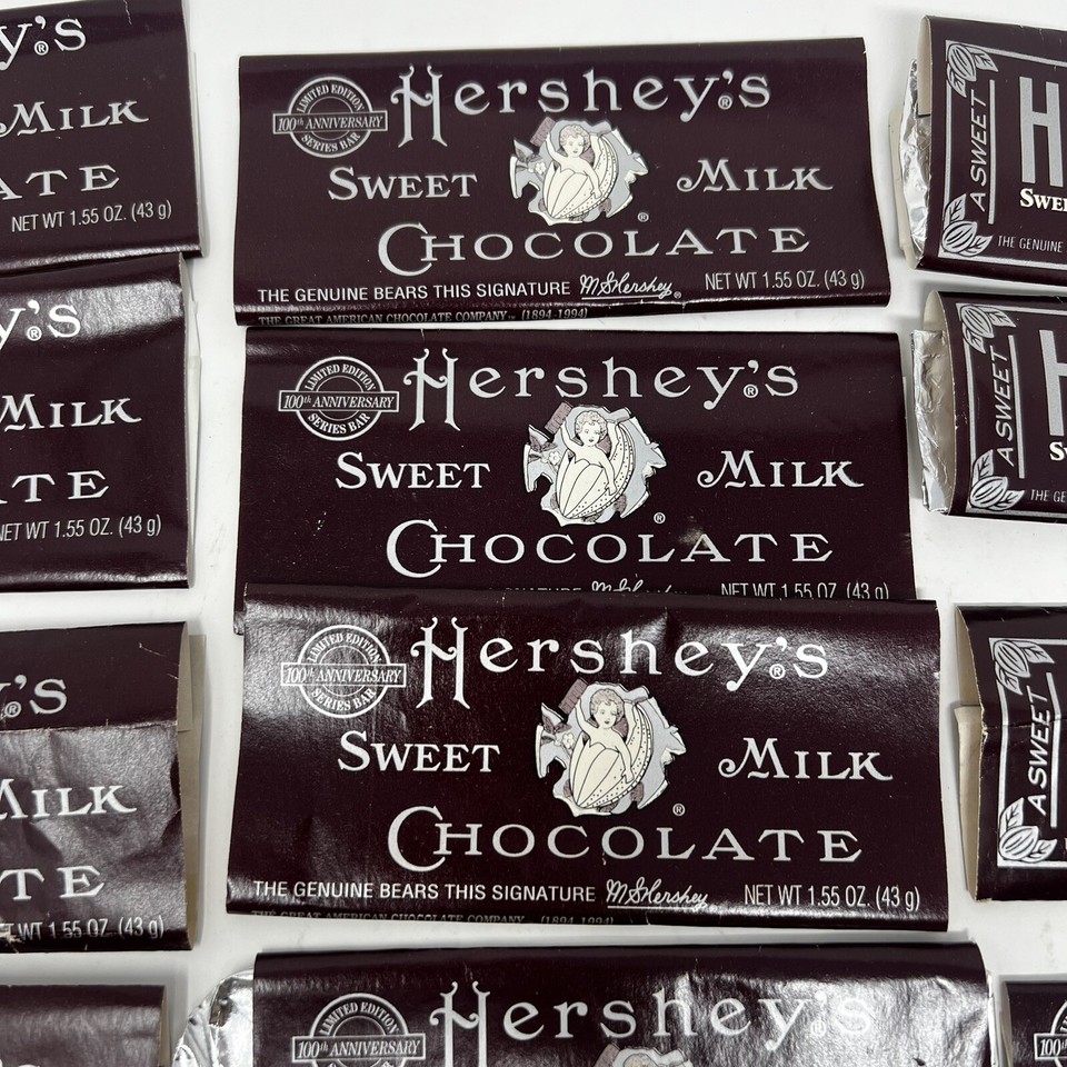 1990s HERSHEY'S Candy Bar Wrapper Lot of 15 Chocolate Hershey, PA ...