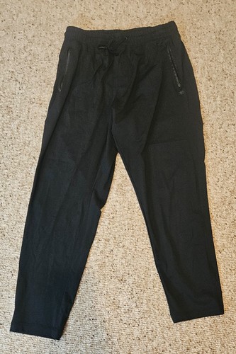 LEG3ND Black Athletic Track Pants Zip Pockets Drawstring Waist XL | eBay