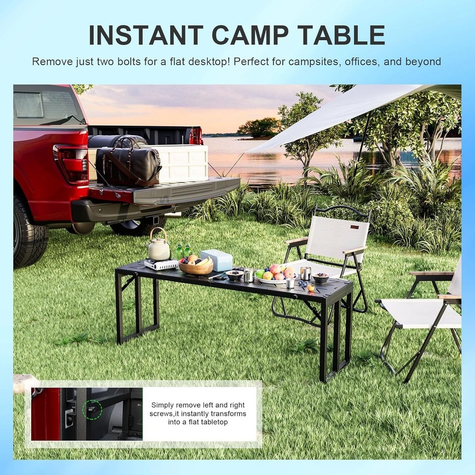 For 2015-2025 Ford F150 Tailgate Extender Bed Extension Truck Extender ...