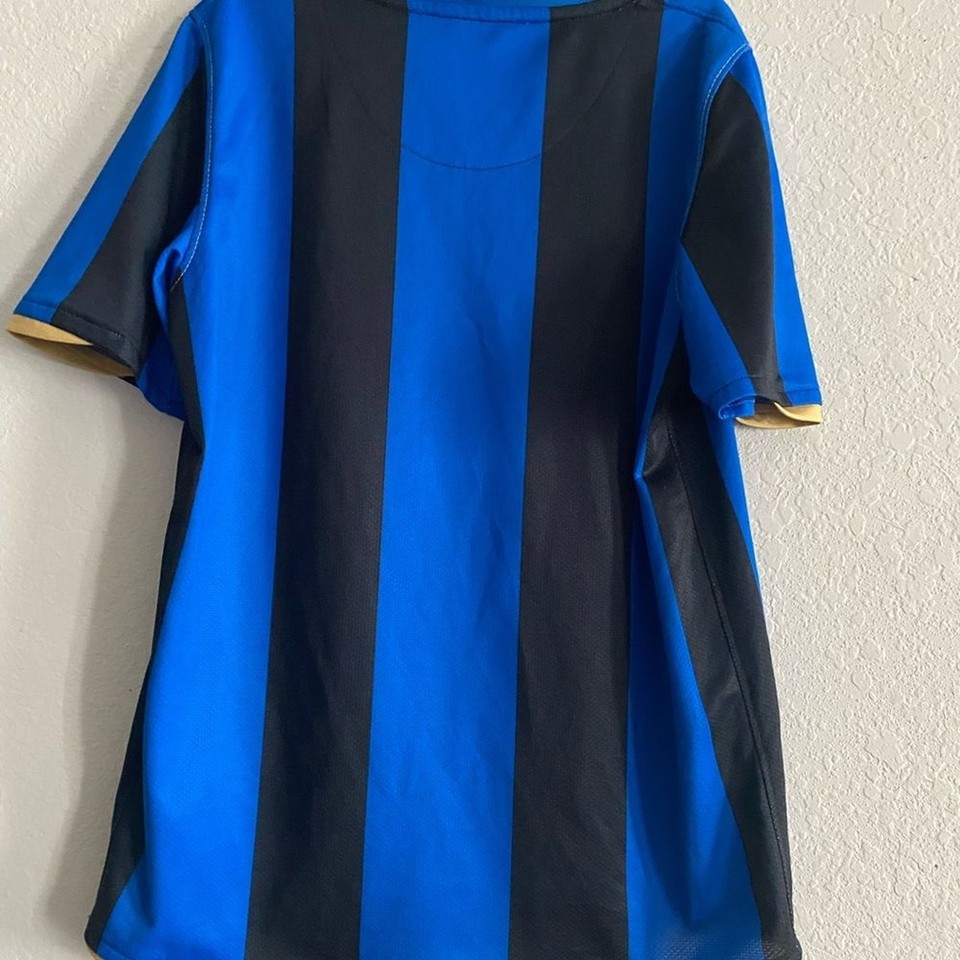 Nike Vintage Inter Milan FC Milan 2008-09 Home Soccer Jersey Youth ...