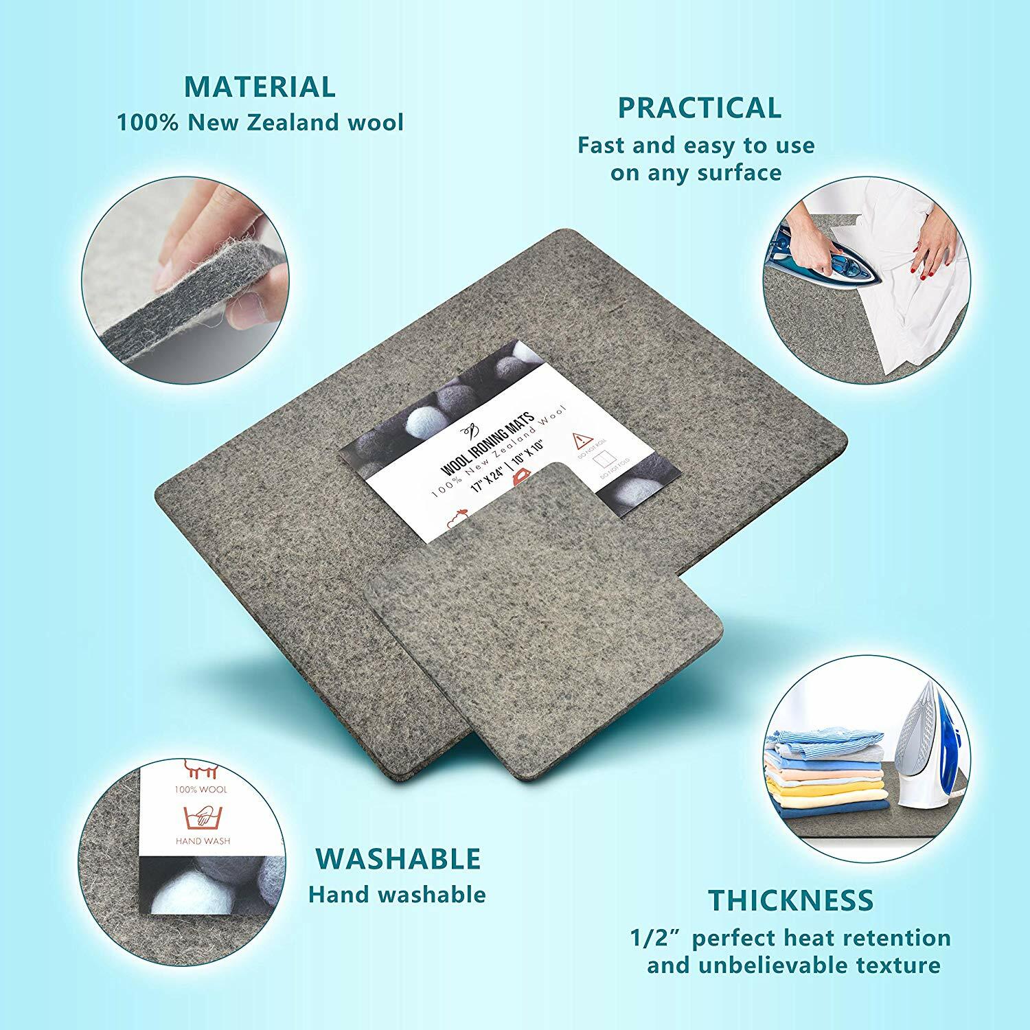 Templeton 100% New Zealand Wool Pressing Mats Craft Quilting Ironing ...