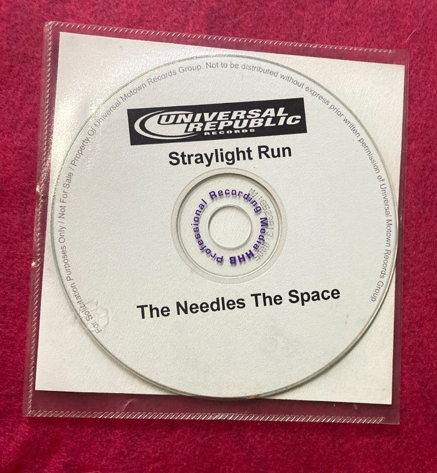STRAYLIGHT RUN "The Needles The Space" RARE FULL LENGTH PROMO TEST CD ...