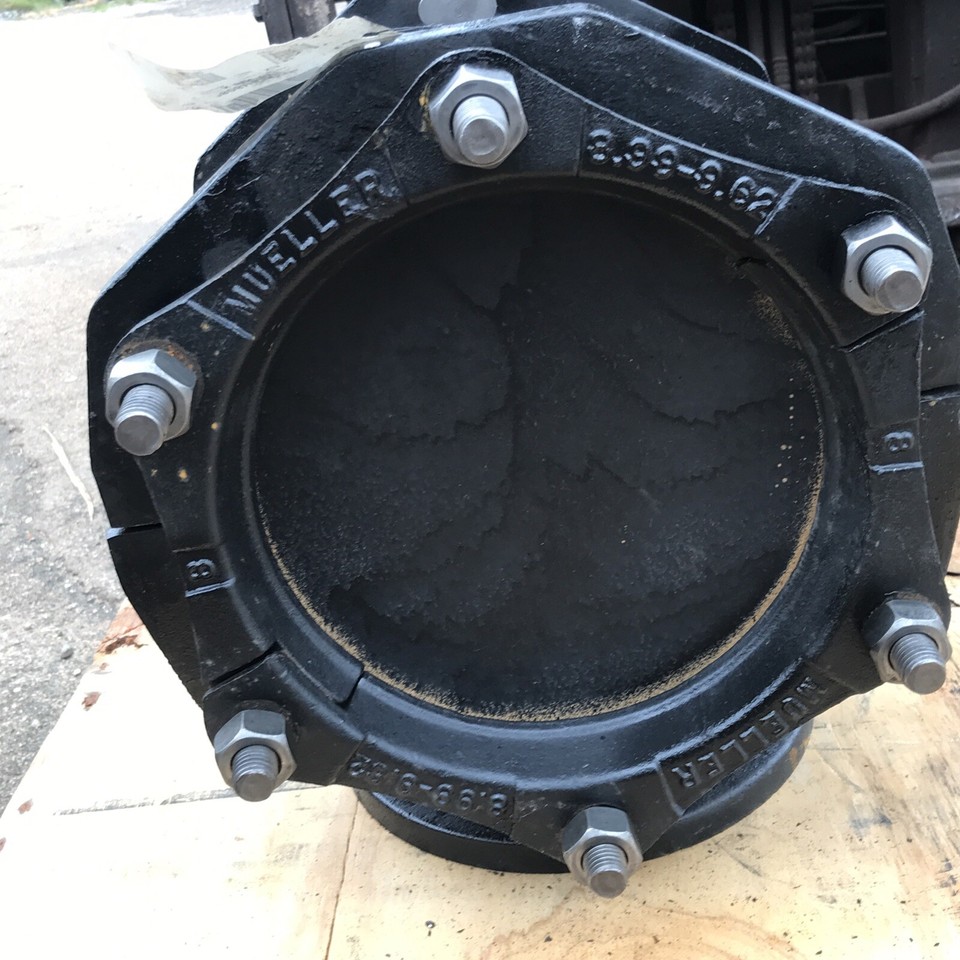 MUELLER H-615 MJ TAPPING SLEEVE 8” x 6” DI mechanical joint 8.99-9.62 ...