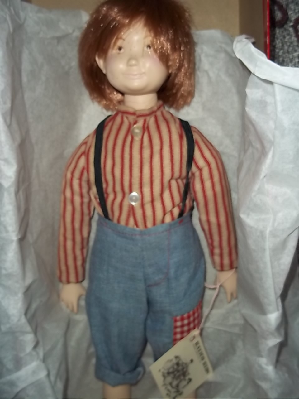Kalico Kids Toby #105 Artist Suzanne Gibson 18" Doll Porcelain/Cloth ...