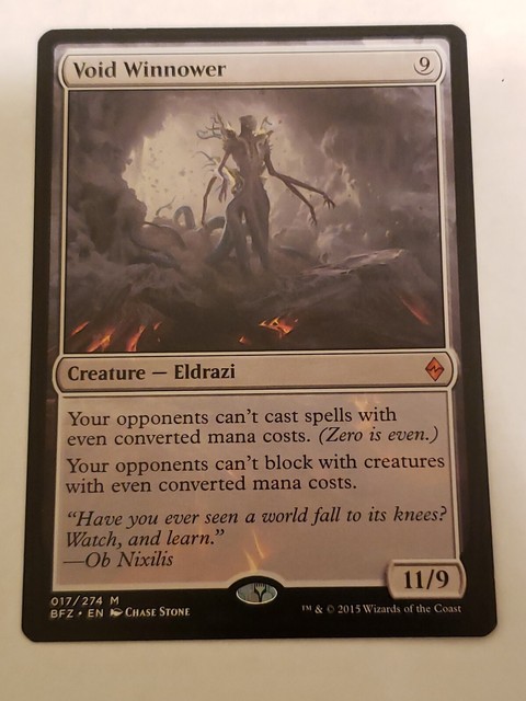 MTG Void Winnower Battle for Zendikar 017/274 Regular Mythic for sale ...