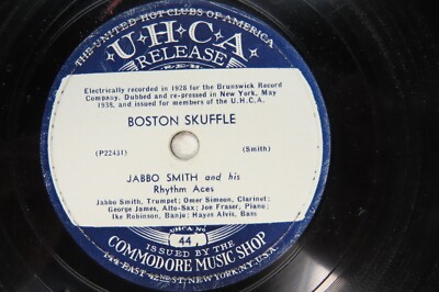 Jabbo Smith & Rhythm Aces - UHCA 44 - Boston Shuffle & Jazz Battle | eBay