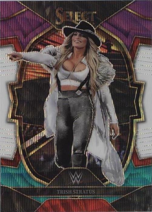 2023 Panini Select WWE - Concourse Trish Stratus #51 Tri-Color Prizm ...