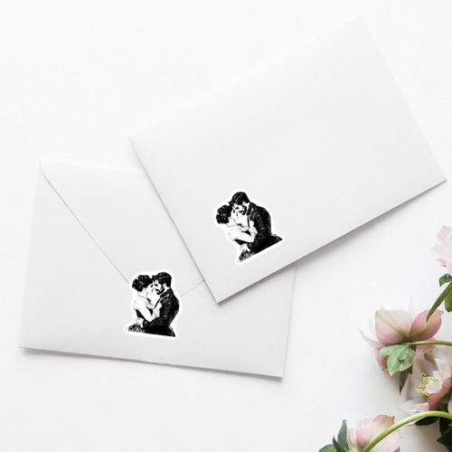 'Vintage Couple in Love' Decal Stickers (DW052464) | eBay