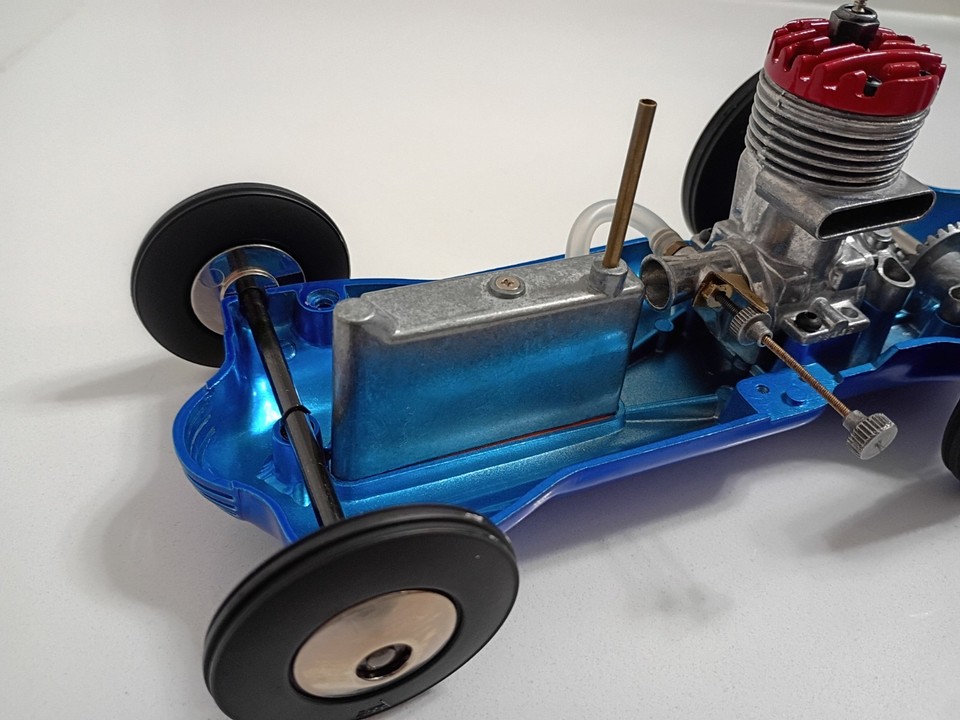 CONVERSION REAL MCCOY TETHER CAR WITH AUTHENTIC MCCOY 19 REAR INTAKE ...