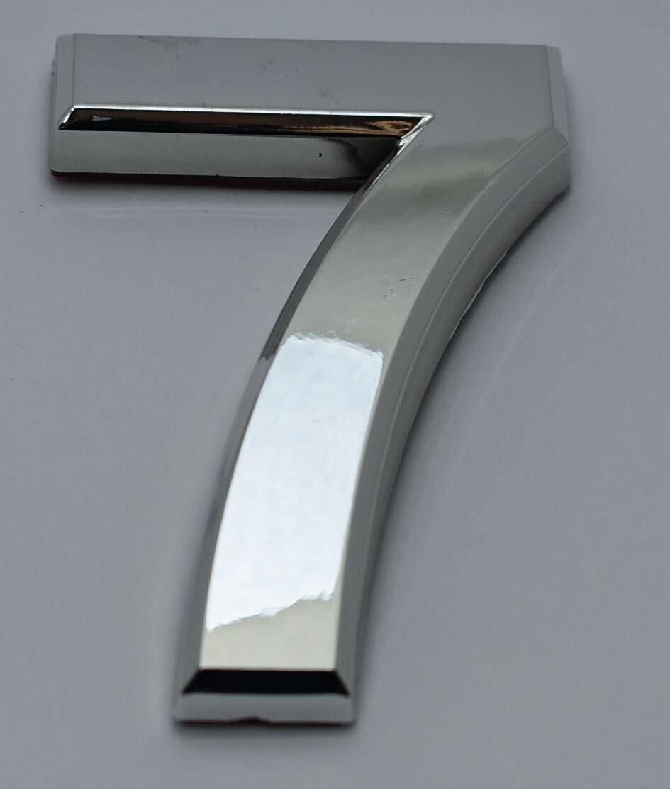 2 PCS - Apartment Number Sign/Mailbox Number Sign, (Silver) Door Number ...