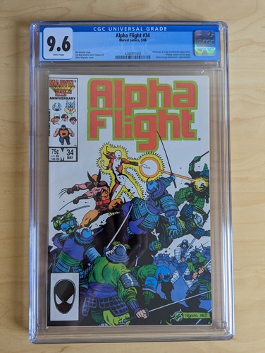 Alpha Flight 34 CGC 9.6 Mike Mignola Wolverine Lady Deathstrike WHITE | eBay