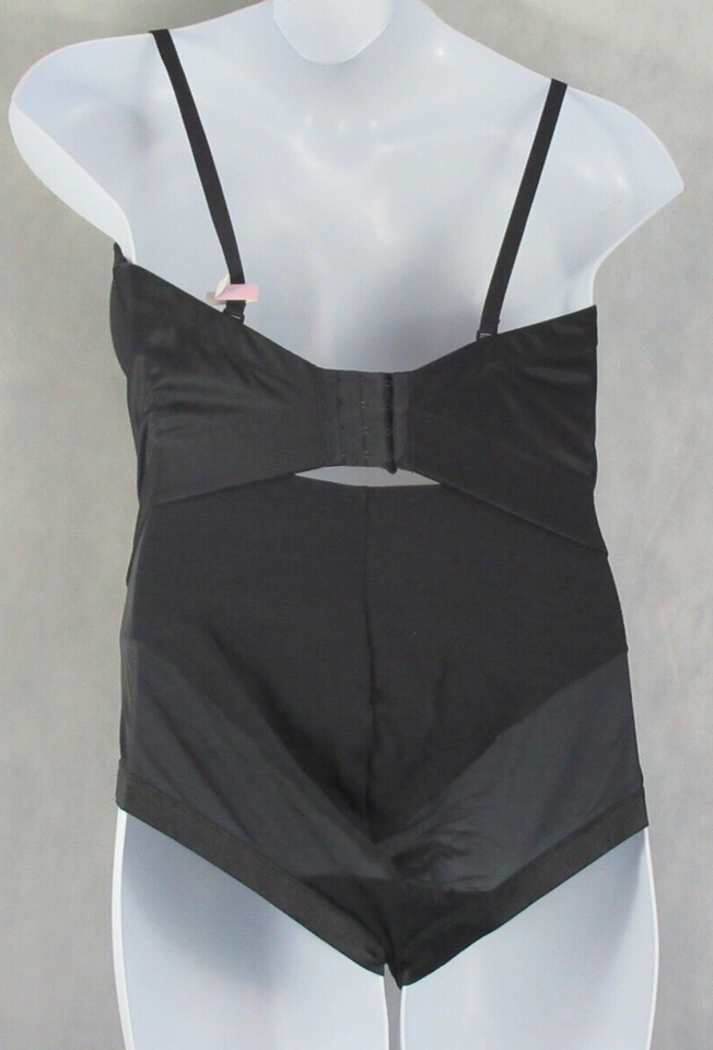 Maidenform Women's Ultra Firm Built-In-Bra Body Shaper Bodysuit, Black ...