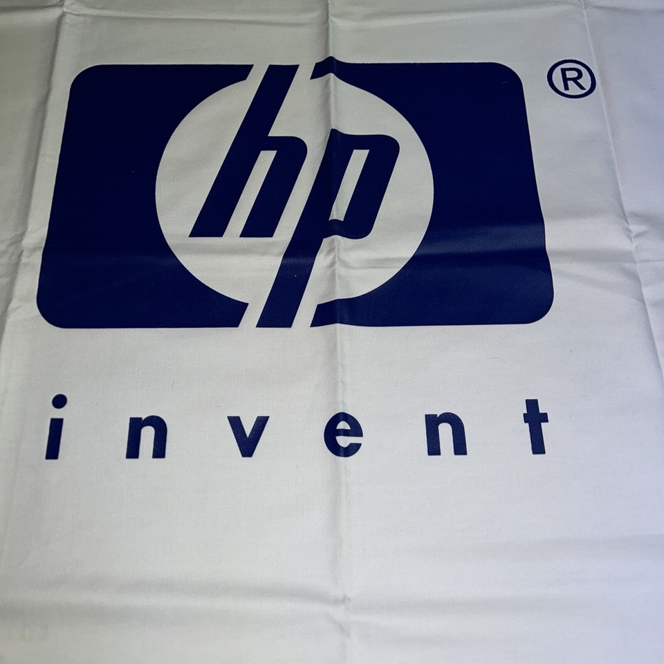 HEWLETT PACKARD - HP - "Invent" BANNER 34" x 35" Polyester NEW & UNUSED ...