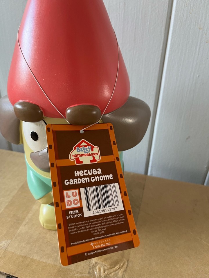 Bluey Garden Gnome Hammerbarn Bunnings Hecuba Limited Australian LAST ...