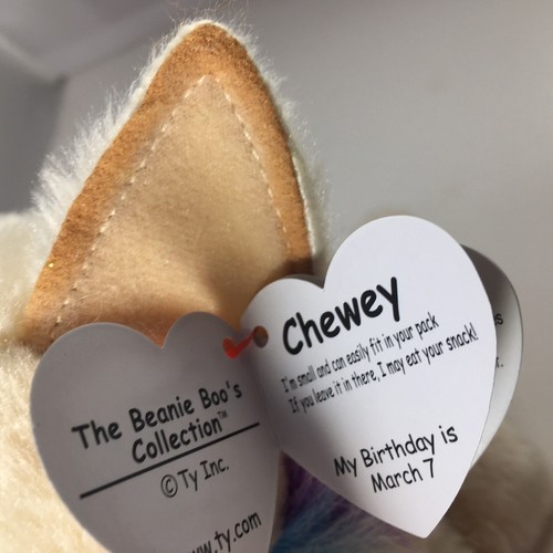 Ty Beanie Boos - CHEWEY the Chihuahua Dog (6 Inch) Stuffed Plush Animal ...