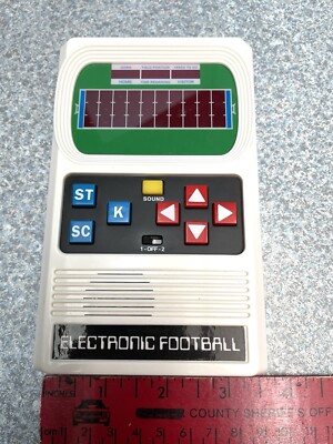Mattel Basic Fun Classic Electronic Football Handheld Working - White ...