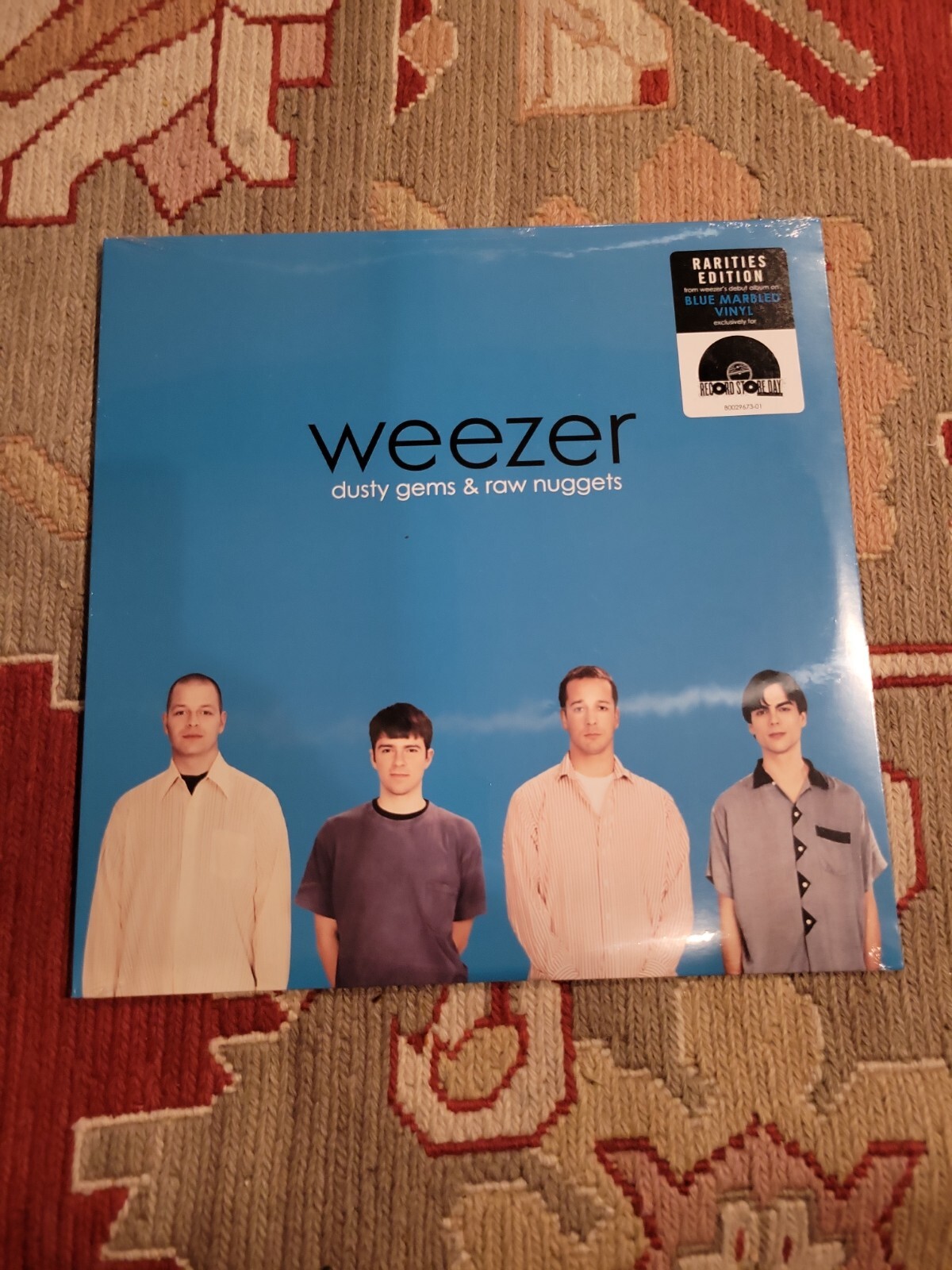 Weezer Dusty Gems & Raw Nuggets: The B-Sides Blue Marbled Color Vinyl ...