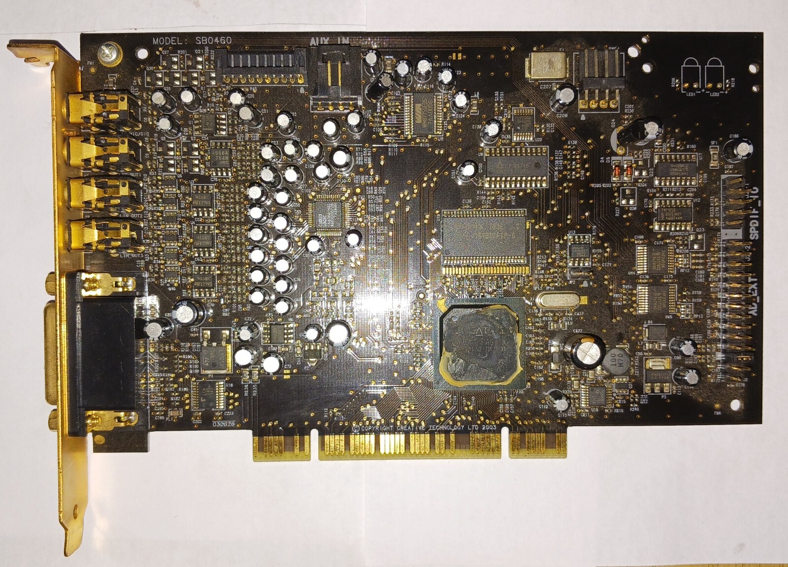 Creative Sound Blaster X-Fi PCI (SB0460) Sound Card No audio cables ...