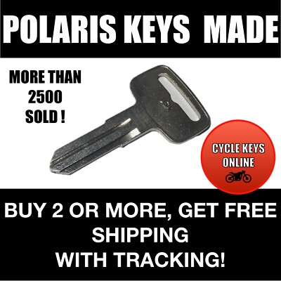 Polaris Keys Cut by Code ATV Ranger RZR Snowmobile key made to codes ...