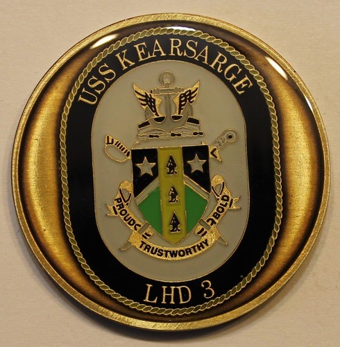 USS Kearsarge (LHD-3) Commander Navy Challenge Coin | eBay