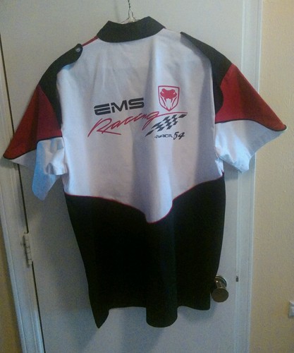 Speed Zone Race Gear Mens Medium Short Sleeve Button Front Pocket | eBay