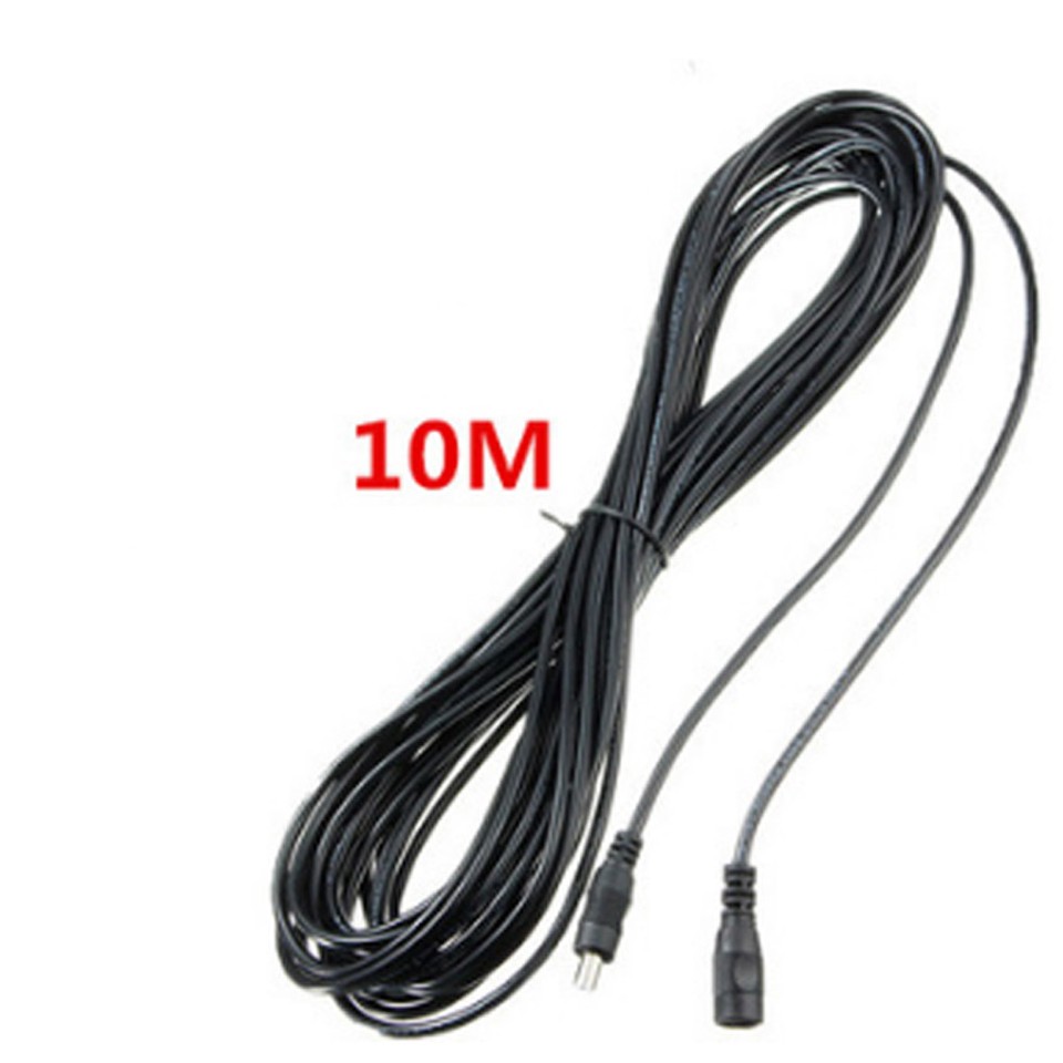 1M 10M 12V CCTV DC Power Cable Extension Cord Adapter Male/female 5.5mm ...