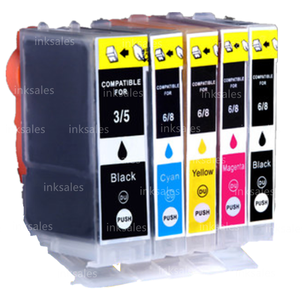 25x Generic Ink PGI-5 CLI-8 For Canon IP3300 5200 IX4000 5000 MP510 520 ...