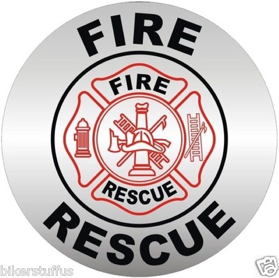 FIRE RESCUE MEMBER BUMPER STICKER - FD HELMET STICKER BUMPER STICKER ...