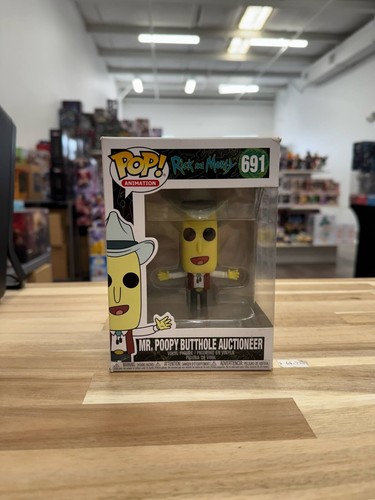 Funko Pop! Rick and Morty - #691 Mr. Poopy Butthole Auctioneer | eBay