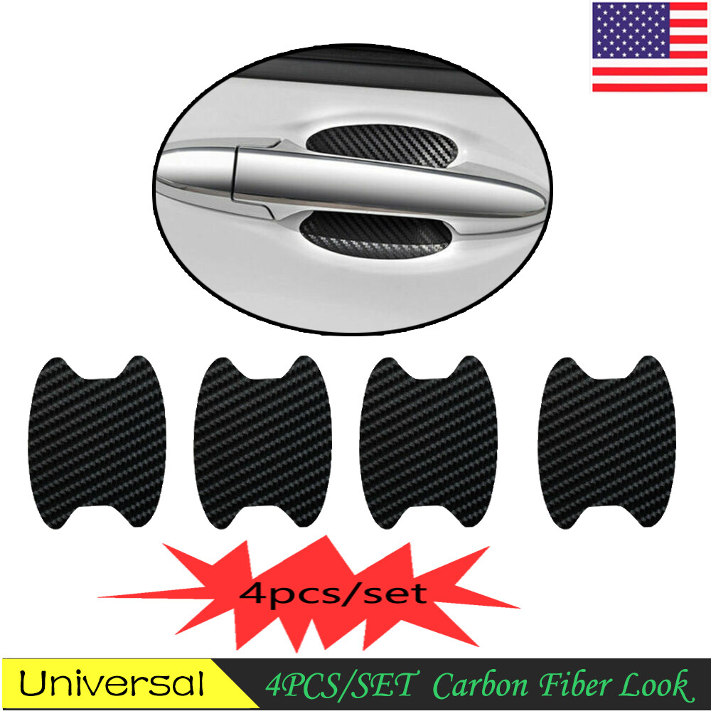 Universal 4x Car Door Handle Anti-Scratch Protector Film Stickers ...