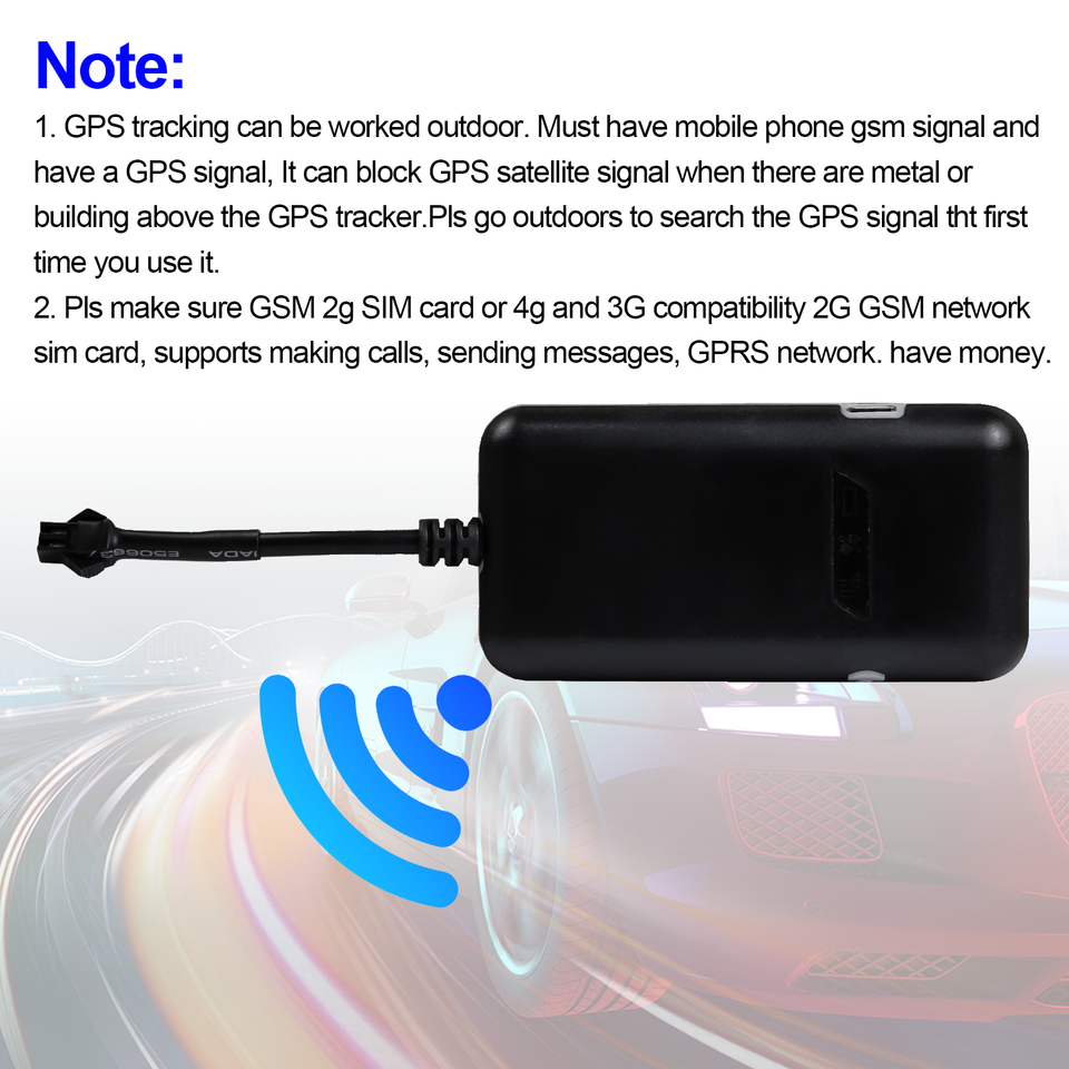 Real time GPS Tracker Tracking Locator Device GPRS GSM Anti Theft Car ...