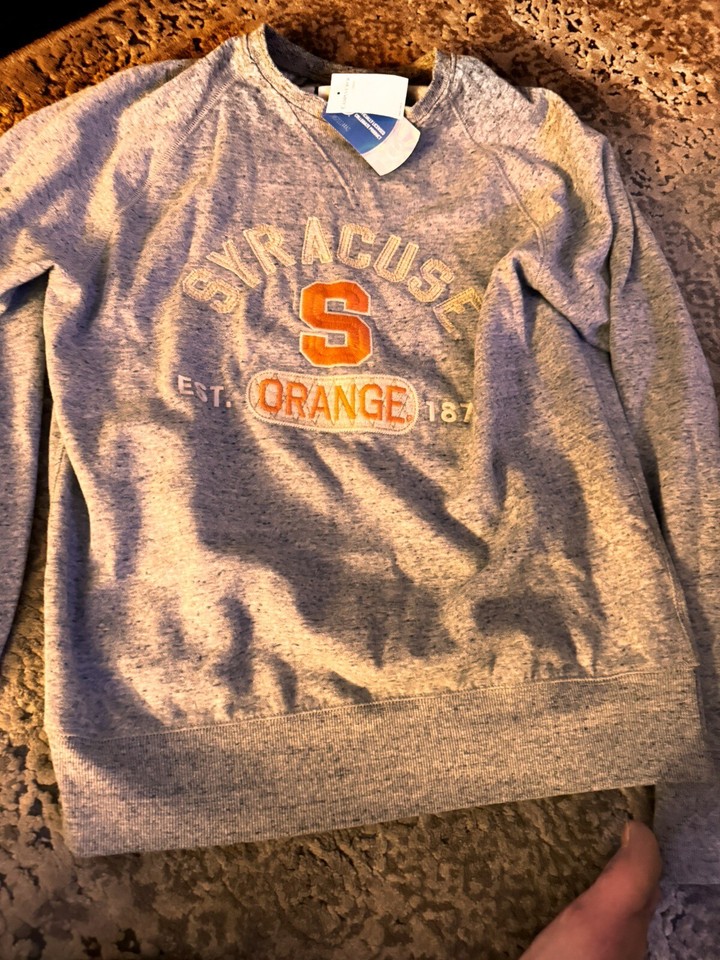 vintage syracuse sweatshirt. Small Crewneck Orange Girls Or Boys Men ...