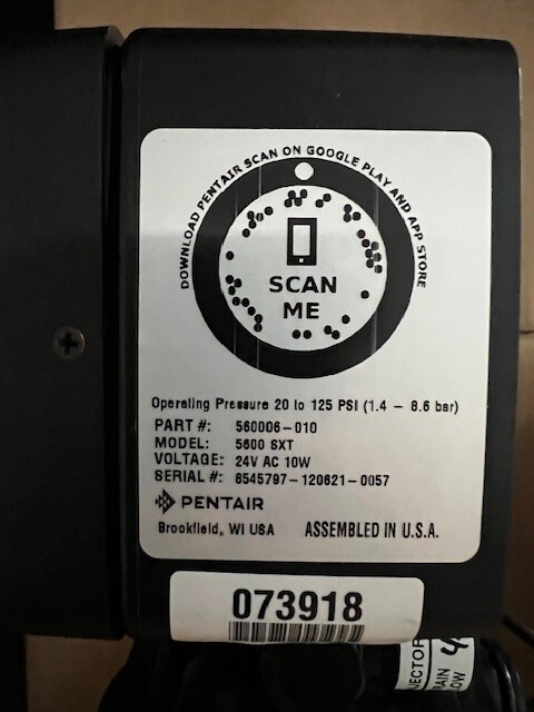 Pentair Fleck 5600SXT Digital Filter Control Head - For FILTER ...