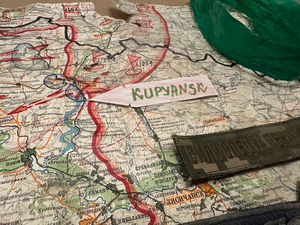 Russian Army Map Kupyansk Flag Patches Uniform EMR Jacket Cover Boots ...