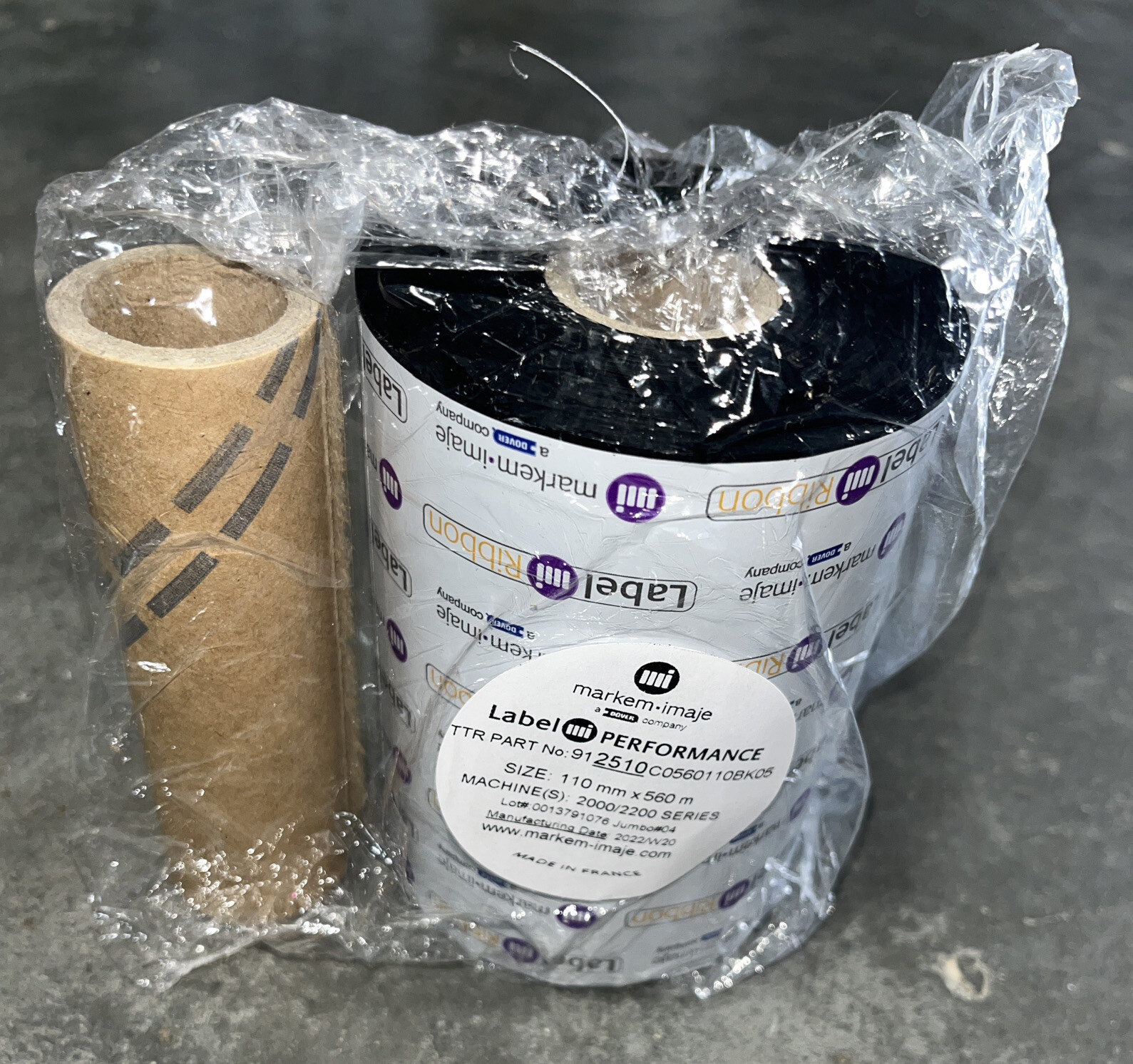 *3 PACK* Markem-Imaje 912510C0560110BK05 SmartDate Xtra Ribbon TTR ...