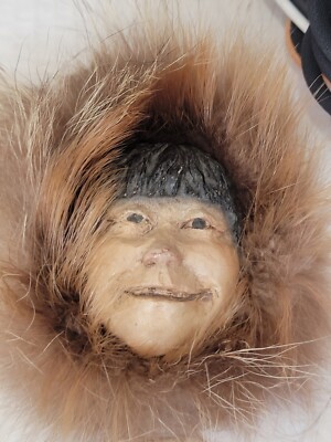 Handcrafted Eskimo Face Mask By A.R.T. Alaska Inc. Palmer 6” | eBay