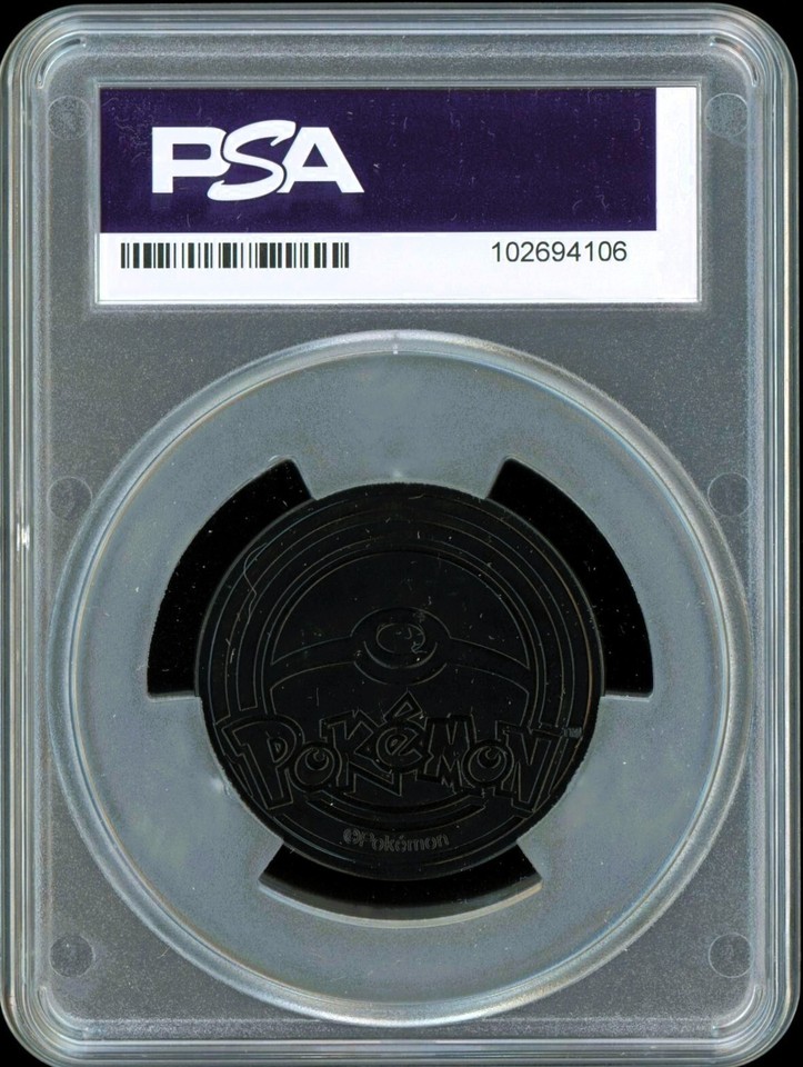 2020 Pokemon Battle Academy Coin Jumbo Charizard Pikachu Mewtwo ~ PSA 9 ...